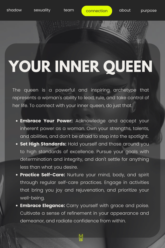The Queen Archetype – Monrk Co.